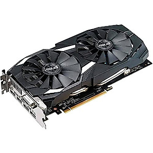 ASUS Radeon RX 580 O4G Dual-Fan OC Edition GDDR5 DP HDMI DVI VR Ready AMD Graphics Card (DUAL-RX580-O4G)