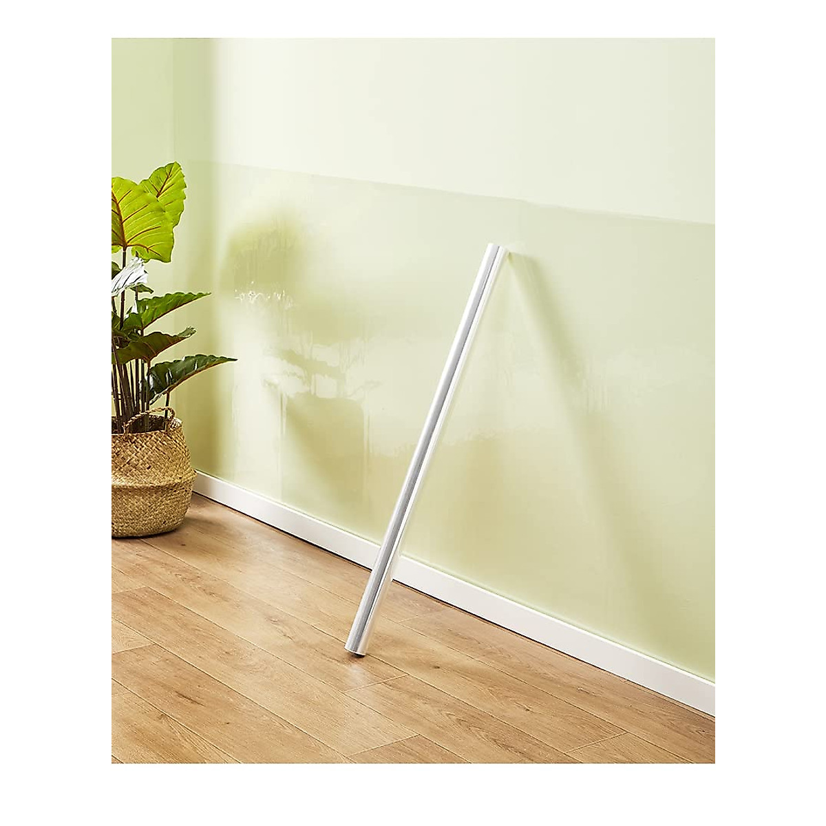 Clear Contact Paper Roll 17.7'' x 118'' Clear Glossy Self-Adhesive Film Cover Removable Protective Film Transparent Waterproof Liners Drawers Shelves Kitchen Cabinets Desks Fridge Roll