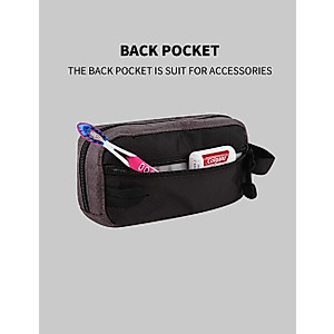 GOX Travel Toiletry Bag Dopp Kit Case for Men Multifunction Packing Organizer Pouch(Black)