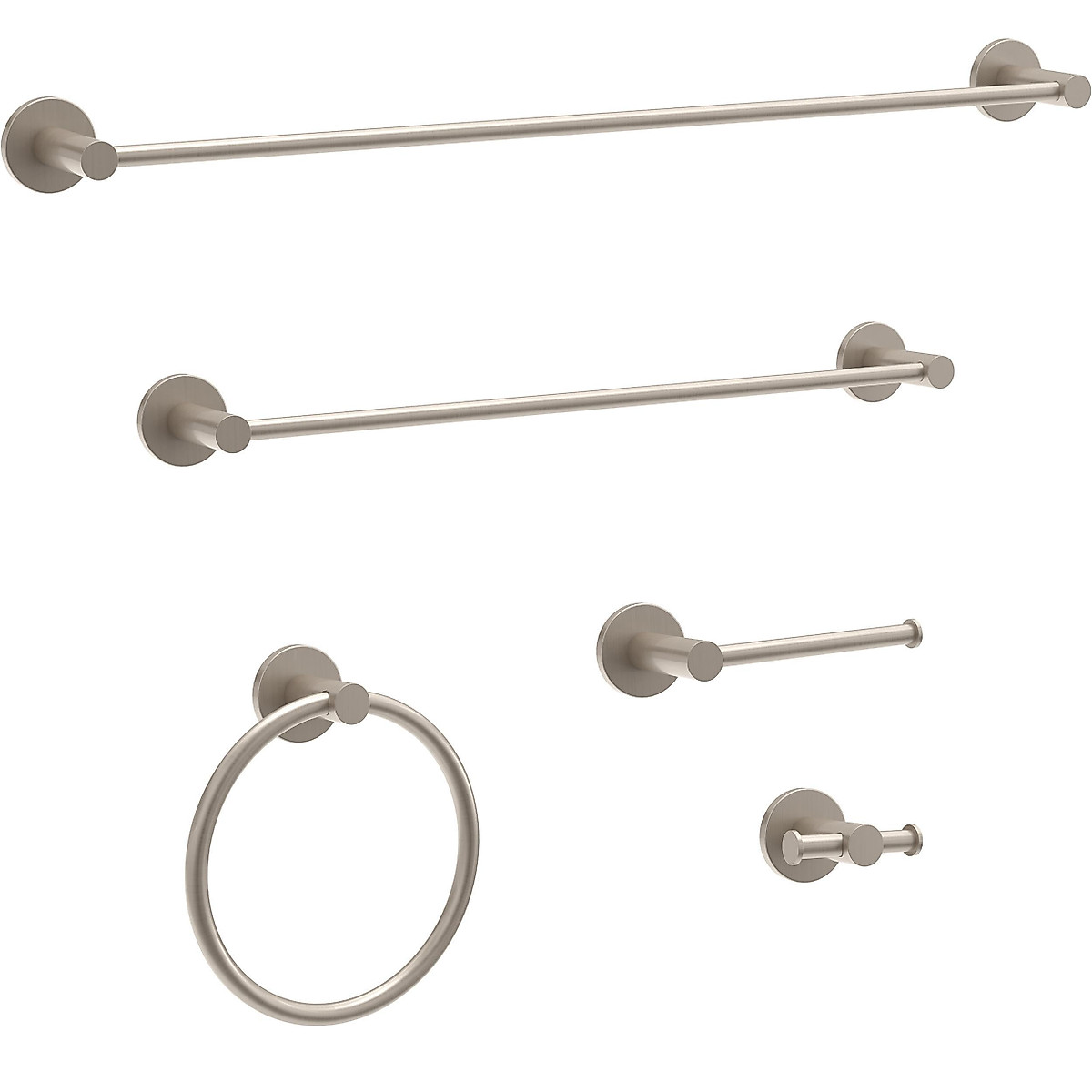 Peerless PA547-BN Precept Double Towel Hook, SpotShield Brushed Nickel
