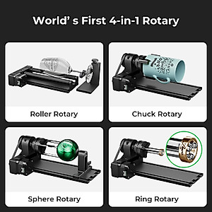 xTool D1 Pro Laser Engraver with RA2 Pro, 20W Output Laser Cutter DIY Laser Engraving Machine, 120W Laser Cutter and Engraver Machine, Laser Engraver for Wood and Metal, Craft Paper, Acrylic, Leather