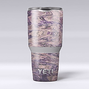 Design Skinz Slate Marble Surface V38 - Skin Decal Vinyl Wrap Kit Compatible with The Yeti Rambler Cooler Tumbler Cups