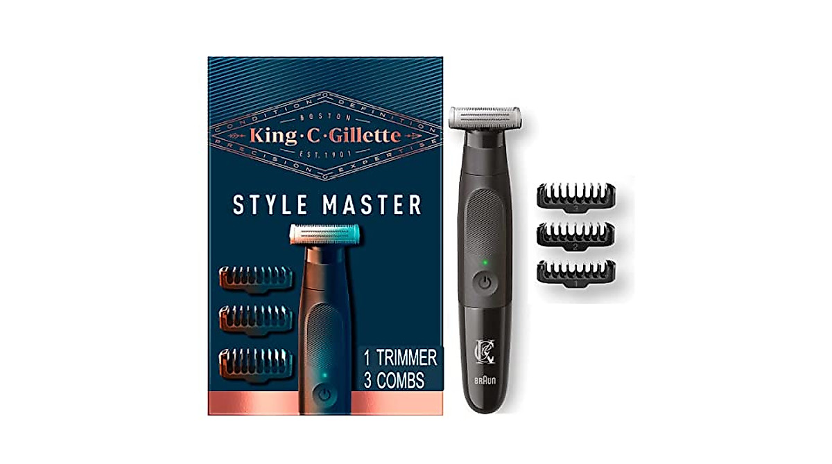 King C. Gillette Beard Trimmer - Precise & Waterproof Grooming Tool