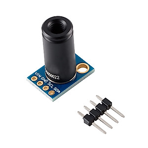 EC Buying MLX90614ESF-DCI Non-Contact Infrared Temperature Sensor Module High Precision Infrared Temperature Sensor Module Long Distance 50cm Serial Port IIC Suitable for Arduino/DIY (GY-906-DCI)