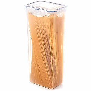 LocknLock Easy Essentials Pantry Airtight Rectangular Tall Food Storage Container, Pasta Box 68-oz/ 8.5-cup