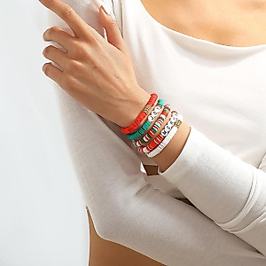 1400 Pieces 4x7mm White Round Acrylic Alphabet Letter Beads A-Z Heart Pattern Beads and Crystal Line for Jewelry Making Bracelets Necklaces Key Chains