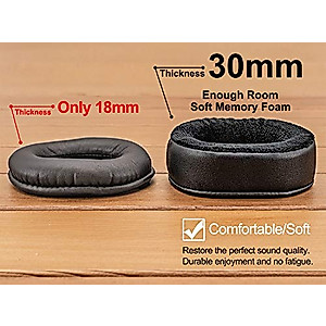Arctis 7 Ear Cushion Replacement Ear Pads Compatible with ATH-M50x M50 M40, Arctis 7 Arctis Pro, ATH-WS1100iS, HD280 Pro, MDR-7506 V6 Headphone (Hybrid Velour)
