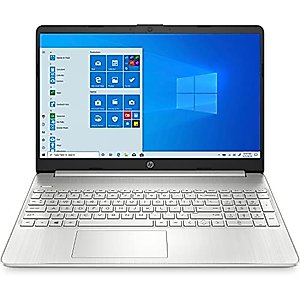 HP Laptop 15-dy0025tg 15.6" HD (1366 x 768) Intel Pentium Silver N5030, Intel UHD Graphics 605, 8GB DDR4 RAM, 256GB SSD Storage, Windows 10 Home, Natural Silver (Renewed)