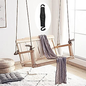 BLASCOOL Porch Swing Springs Heavy Duty - 750Lbs Black Hammock Chair Spring,Hanger Ceiling Mount Spring(One Piece 750Lbs)