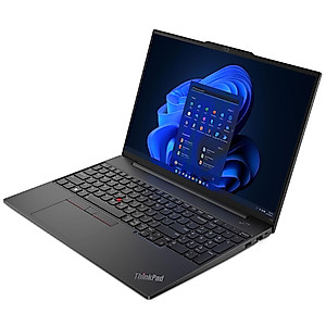 LENOVO Thinkpad E16 Gen 1 16.0" Touchscreen IPS WUXGA Display Laptop (Inteli5-1335U 10-Core, 16GB RAM, 512GB PCIe SSD, Intel UHD, WiFi 6, Backlit KYB, FP Reader, 2 Thunderbolt 4, Win 10 Pro) w/Hub