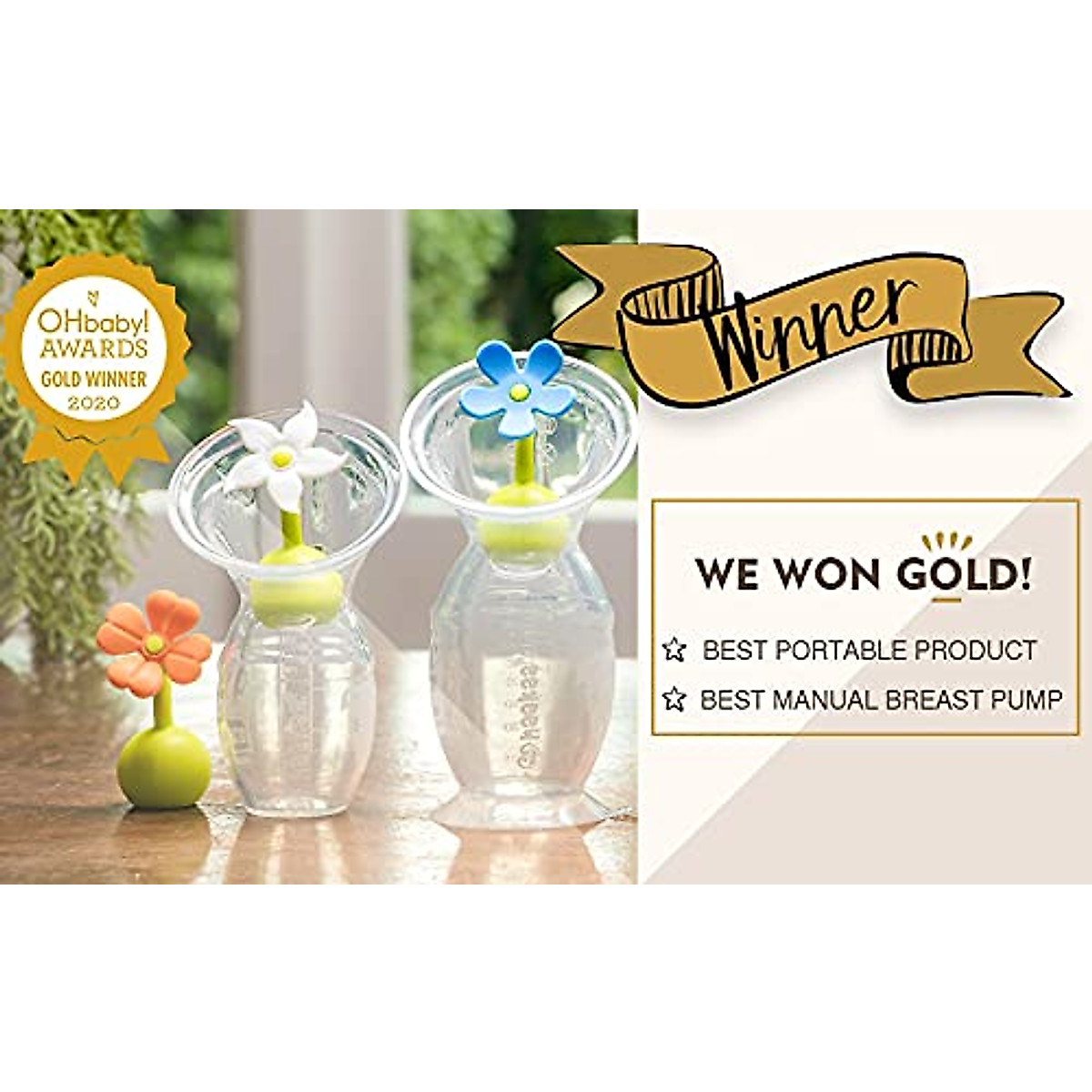 haakaa Ladybug Breast Milk Collector 2.5oz,Manual Pump 4oz,Silicone Bottle Brush Combo | Reusable Nursing Cups| Leak Catcher,Protect Sore Nipples for Breastfeeding Mom