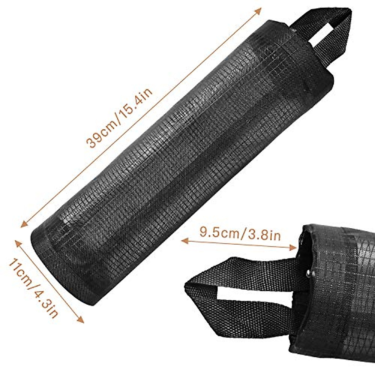 Supkiir Plastic Bag Holder, 4 Pack Grocery Bag Dispenser Foldable Washable for Kitchen Plastic Bag Storage