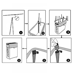 Dirty Clothes Basket, Storage Basket (Red)