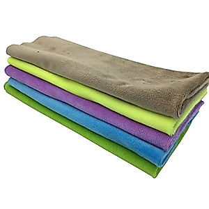 longshine-us 5pcs 19.7 x 15.8 Inch Diy Fabric Crystal Velvet Short Plush Decorative Cloth Jewelry Toy Cloth Fabric Sheet Pack DIY Craft Patchwork Sewing Squares Assorted Colors for Hobby Craft (Multi)