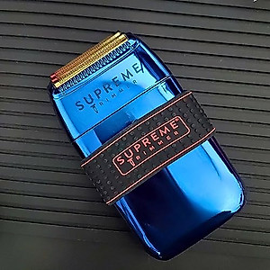 SUPREME TRIMMER Foil Shaver STF600 (60 Min Runtime) & Replacement Cutters SB55 | Crunch Lite - Blue