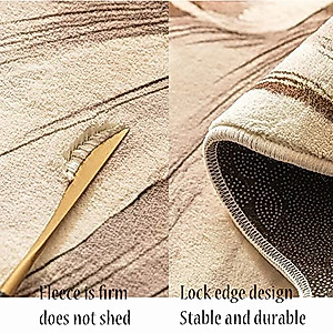 Flower Shaped Rug Round Carpet Trendy Bedroom Rug Non Slip Rug Cute Cozy Bath Mat for Indoor Bedroom Living Room Bathroom Kitchen Floor Mat, Diameter 39.4” Blue