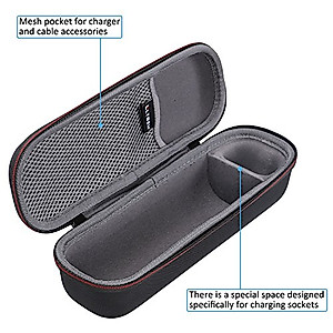 LTGEM Case Compatible with Beats Pill+ Plus Portable Speaker, Black