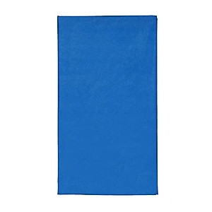 6 Pack Royal Blue Plastic Tablecloth for Party Table Decorations, Rectangular Table Cover for Grad Party (54 x 108 In)