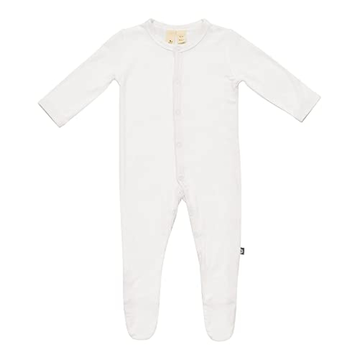 KYTE BABY Unisex Footie, Rayon Made From Bamboo- Snap Closure (0-3 Months, Cloud)