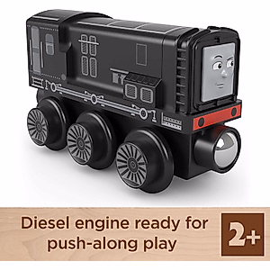 Thomas & Friends Wooden Railway Toy Train Diesel Push-Along Wood Engine for Toddlers & Preschool Kids Ages 2+ Years
