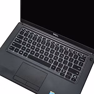 MUBUY Keyboard Cover Design for 13.3" Dell Latitude 5000 Series 5300 5310 Laptop and Dell Latitude 7000 7300 13.3" Laptop Keyboard Protective Skin Without Pointing-Black