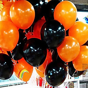 Black Balloons 55 pcs Black Party Latex Balloon 18inch 12inch 5inch for Birthday Baby Bridal Shower Wedding Party Decorations