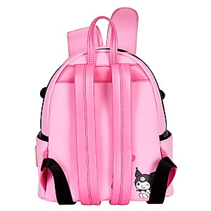 Loungefly Sanrio Hello Kitty My Melody Kuromi Double Pocket Adult Womens Double Strap Shoulder Bag Purse