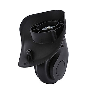 Qiilu Luggage Replacement Wheels Replacement Wheels Plastic 2Pcs Set PVC Luggage Wheels Replacement Single Roller for Suitcase Accessory