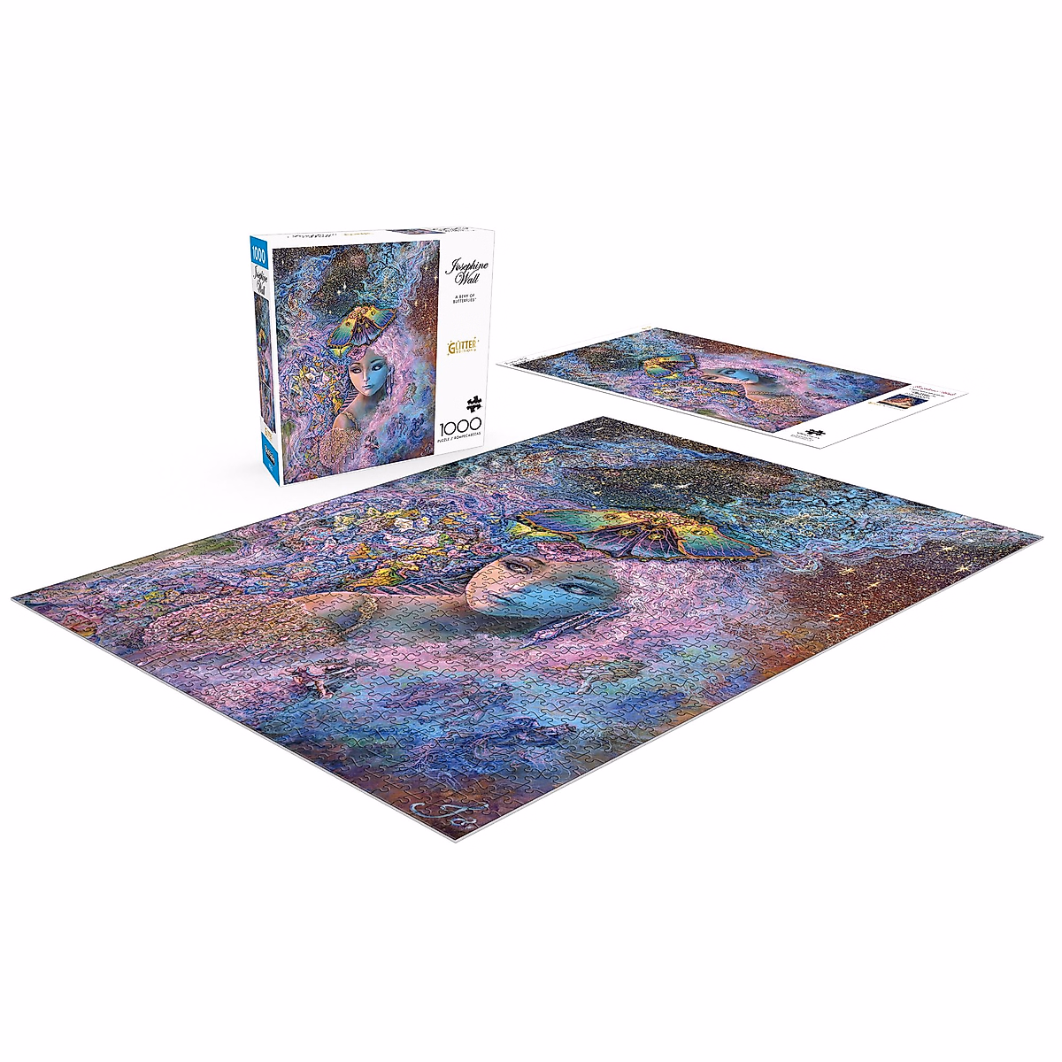 Buffalo Games - JoWall - A Bevy of Butterflies - 1000 Piece Jigsaw Puzzle for Adults -Challenging Puzzle Perfect for Game Nights - Finished Size is 26.75 x 19.75