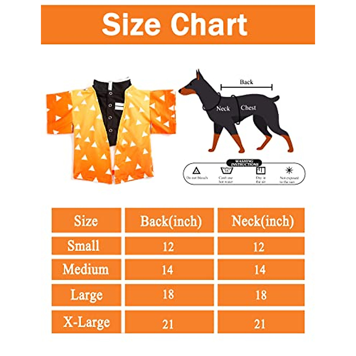 Impoosy Dog Halloween Costume Cute Pet Clothes Puppy Cosplay Shirts for Small Medium Large Dog Clothing Outfits (L,Yellow)