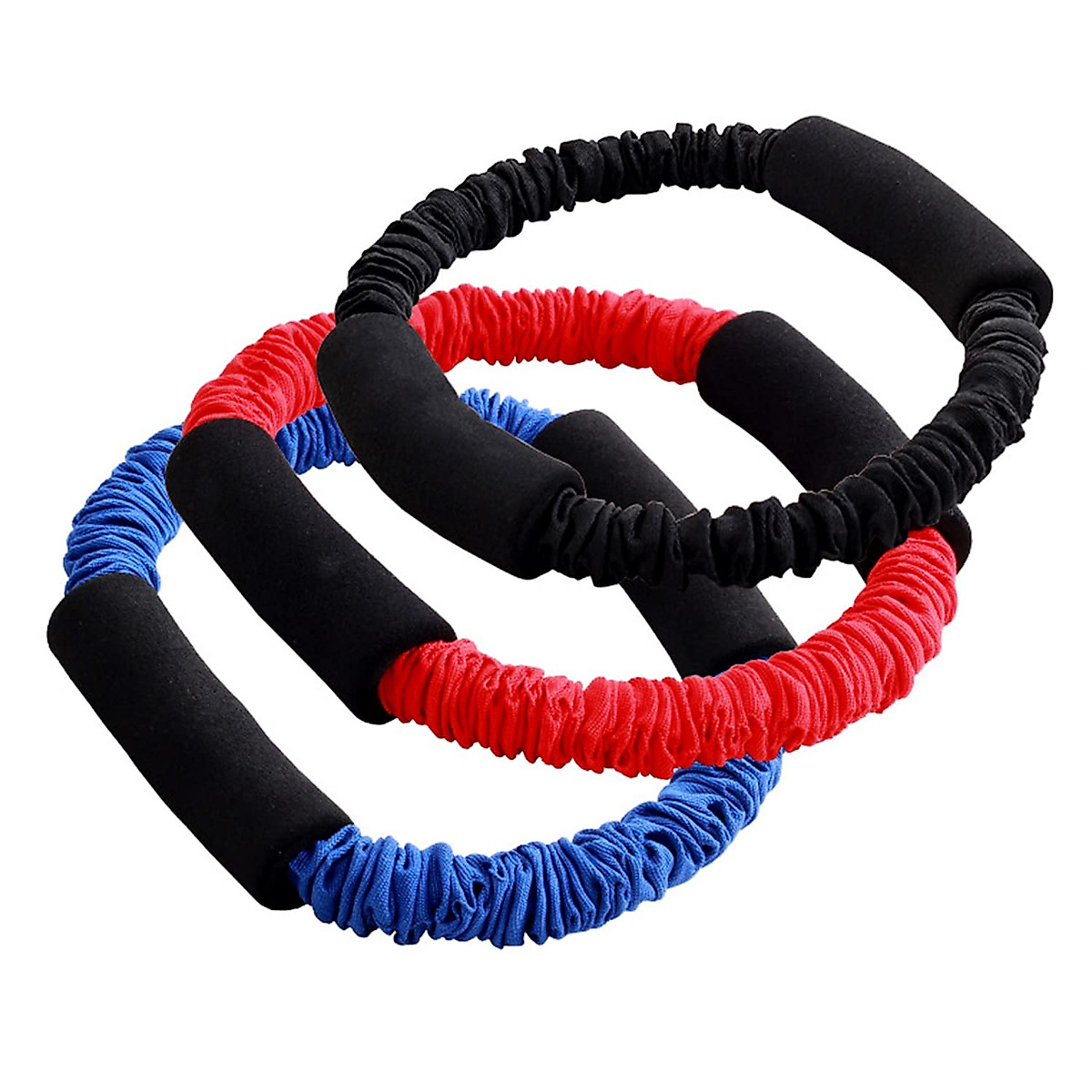 SOPOGER Archery Bow Band Trainer Bow Draw Resistance Stretch Band Trainer Exerciser Strength Training Aid Device Arm Fitness Machine Tool for Archery Bow Hunting Shooting, 25-45 Lbs (Red-35lbs)