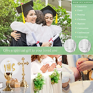 Fumete 30 Sets St Patricks Day Gifts Good Luck Pocket Tokens Irish Lucky Four Leaf Clover Coins with Blessing Cards and Bags Lucky Pocket Token for Family Friends Employee Coworkers Gifts(30 Pcs)