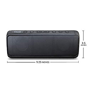 OontZ Pro Premium Speaker • Ultra Portable Speakers Bluetooth • Great Outdoor Speaker Bluetooth Waterproof Standard for Dad or Mom • The Original Angled Speaker (Black)