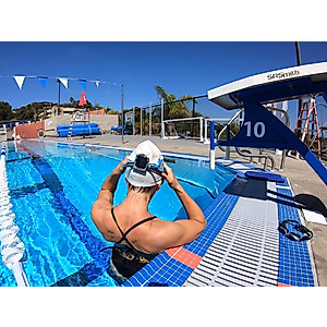 H2O Audio 2-in-1 Bundle - SONAR IPX8 Bluetooth Bone Conduction Headphones with Built-in MP3 Player and Underwater Bluetooth Clip Compatible with Apple Watch - Waterproof Headset for Underwater Sports