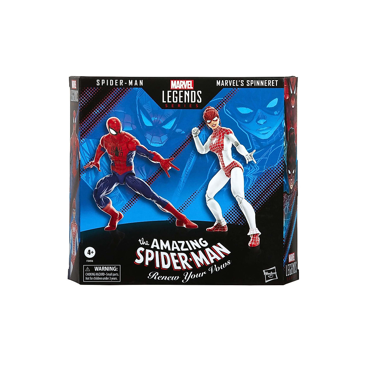 Spider-Man Marvel Legends Series 6-inch and Spinneret Action Figure 2-Pack, Includes 10 Accessories