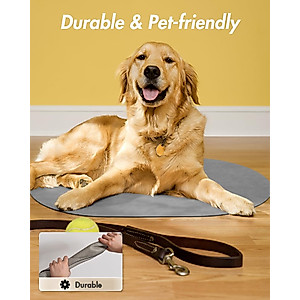 Absorbent Dog Water Mat-Dog Mat for Food and Water Bowl, Quick Dry Pet Feeding Mat, No Stains Dog Food mat, Dog Accessories Pet Supplies Mat-Dog Water Bowl Mat for Messy Drinkers