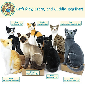 TigerHart Stefan The Siamese Cat - 14 Inch Stuffed Animal Plush