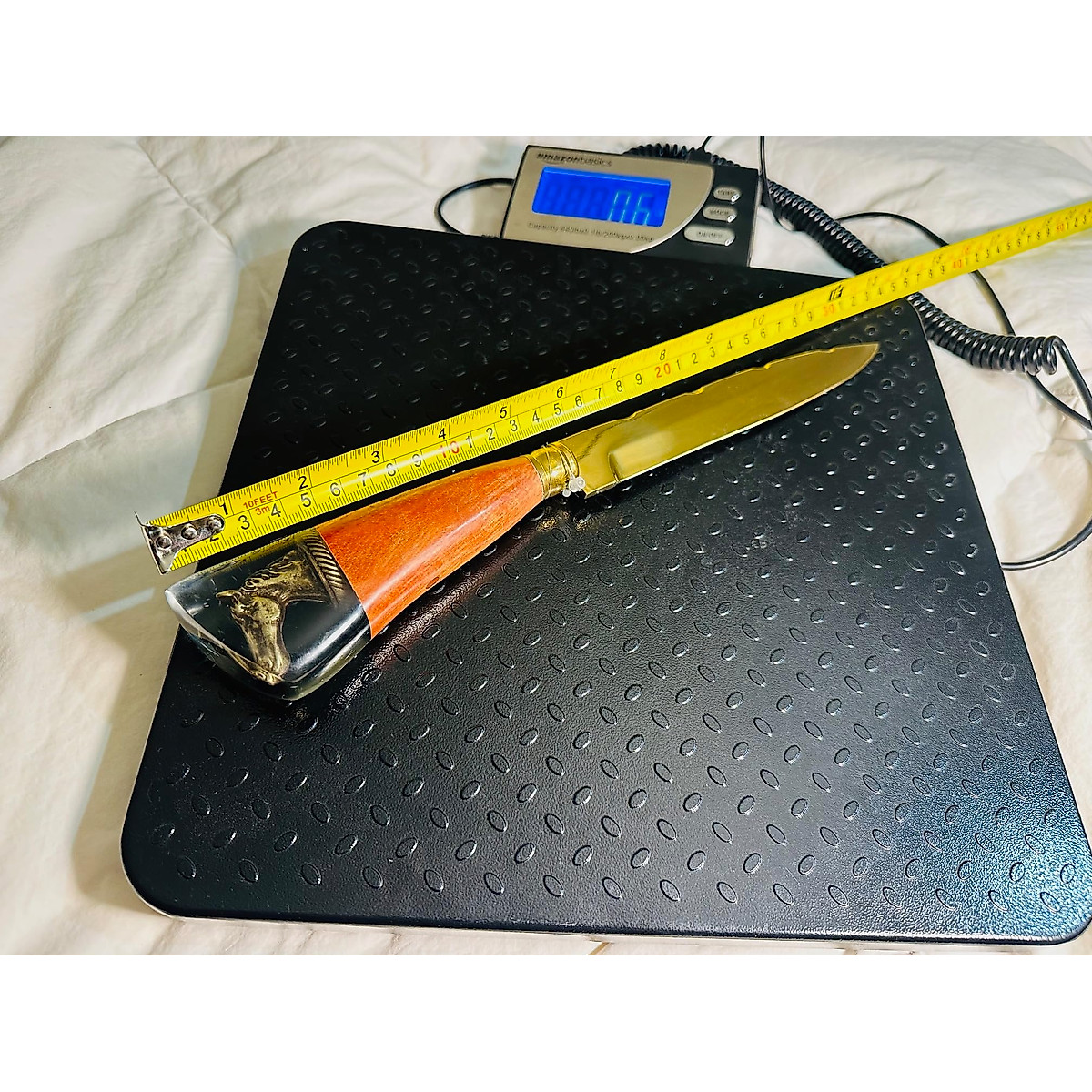 Golden Knife - Horse Style - Made in Brazil