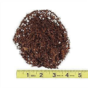 Coco Peat Perlite Potting Mix (2 Quarts), Loose Coconut Coir and Perlite