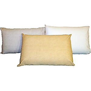 ProComf Travel and Camping Mate/Baby/Kid's/Teen's/Adult's Pillow Case- Pack of 3 (Cream, Ivory, Blue)