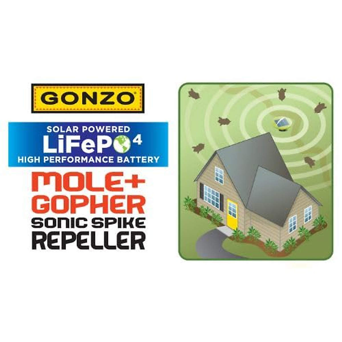 GONZO 5014 Gopher Repeller