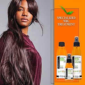 Awesome Human Hair Wig Shampoo & Conditioner, Premium set of 3, Promoting Silkiness, Shine & Freshness I Preventing Dryness (7 fl oz, 2.3 fl oz travel size)