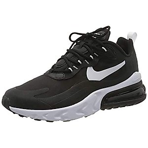 Nike Air Max 270 React Mens Running Trainers CI3866 Sneakers Shoes (UK 9.5 US 10.5 EU 44.5, Black White Black 004)