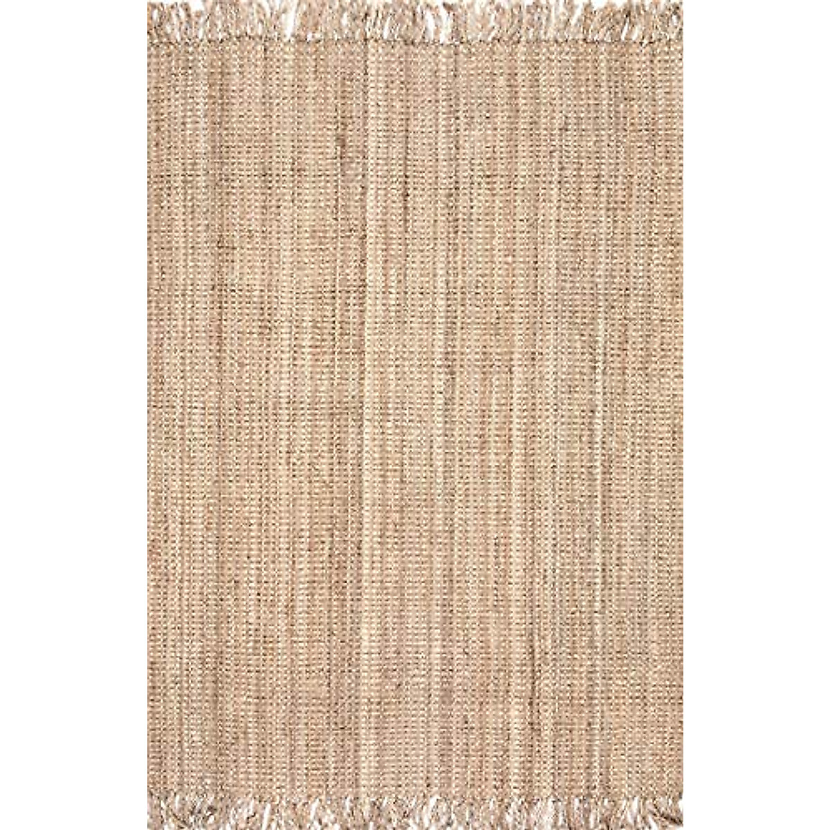 nuLOOM Daniela Farmhouse Chunky Jute Accent Rug, 3x5, Natural