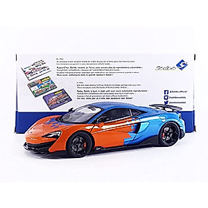 Solido S1804503 1:18 McLaren 600LT F1 Team Tribute Livery 2019 Collectible Miniature car, Multi