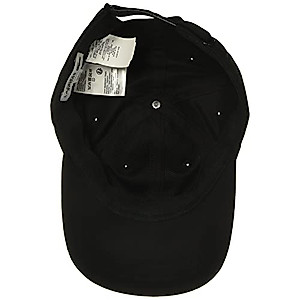 Lacoste Mens Sport Solid Taffeta Side Croc Hat, Black, One Size