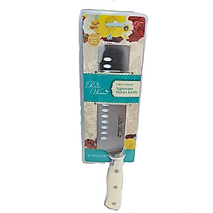 TPW Ltd Pioneer Woman Pioneer Signature 6.5-Inch Stainless Steel Nakiri Knife (Linen)