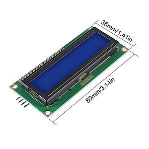 AITIAO 3 Pack 1602 LCD Display Module IC I2C TWI 16x2 Characters Serial Interface Adapter LCD Module for Raspberry Pi DIY Project IoT (Blue Display)