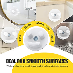 WSSODHK Sponge Holder, Scrub Caddy with Suction Cup, Sink Caddy for Holding Smiley Sponges, Scrub Caddy Sponge Organizer for Kitchen Sink - Self Draining & Dishwasher Safe (Sponges Not Included)