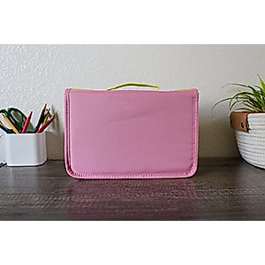 Butterflies and Blossoms Bible Cover for Girls, Zippered, with Handle, Multi Color, Medium